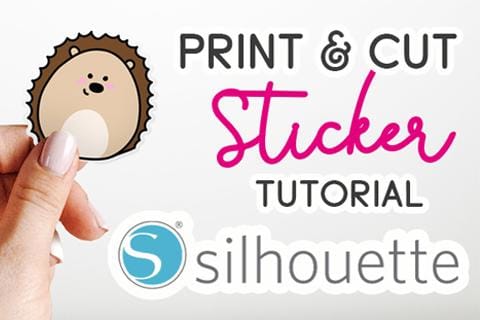 Create stickers with your Silhouette Cameo | Chameleon Cuttables LLC