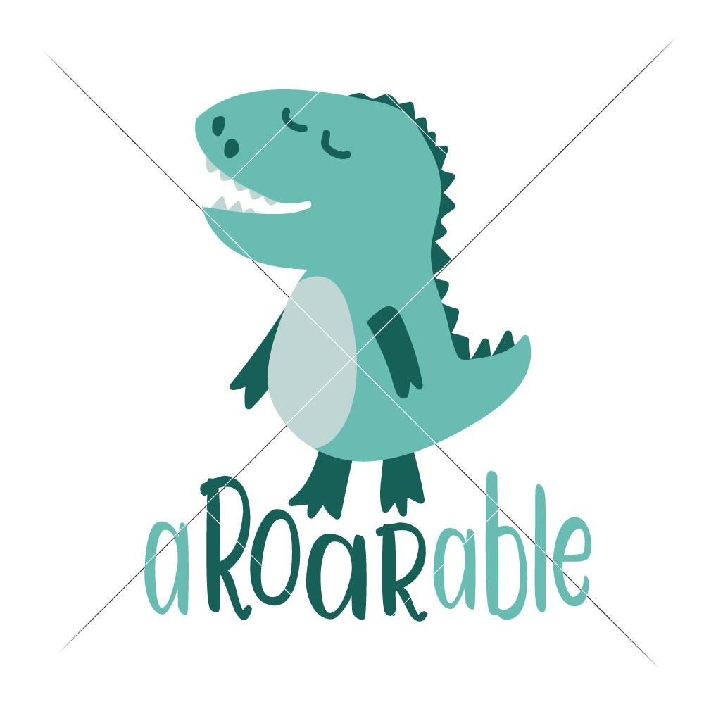 aROARable Dinosaur for Baby Boy Toddler svg png dxf eps Chameleon ...
