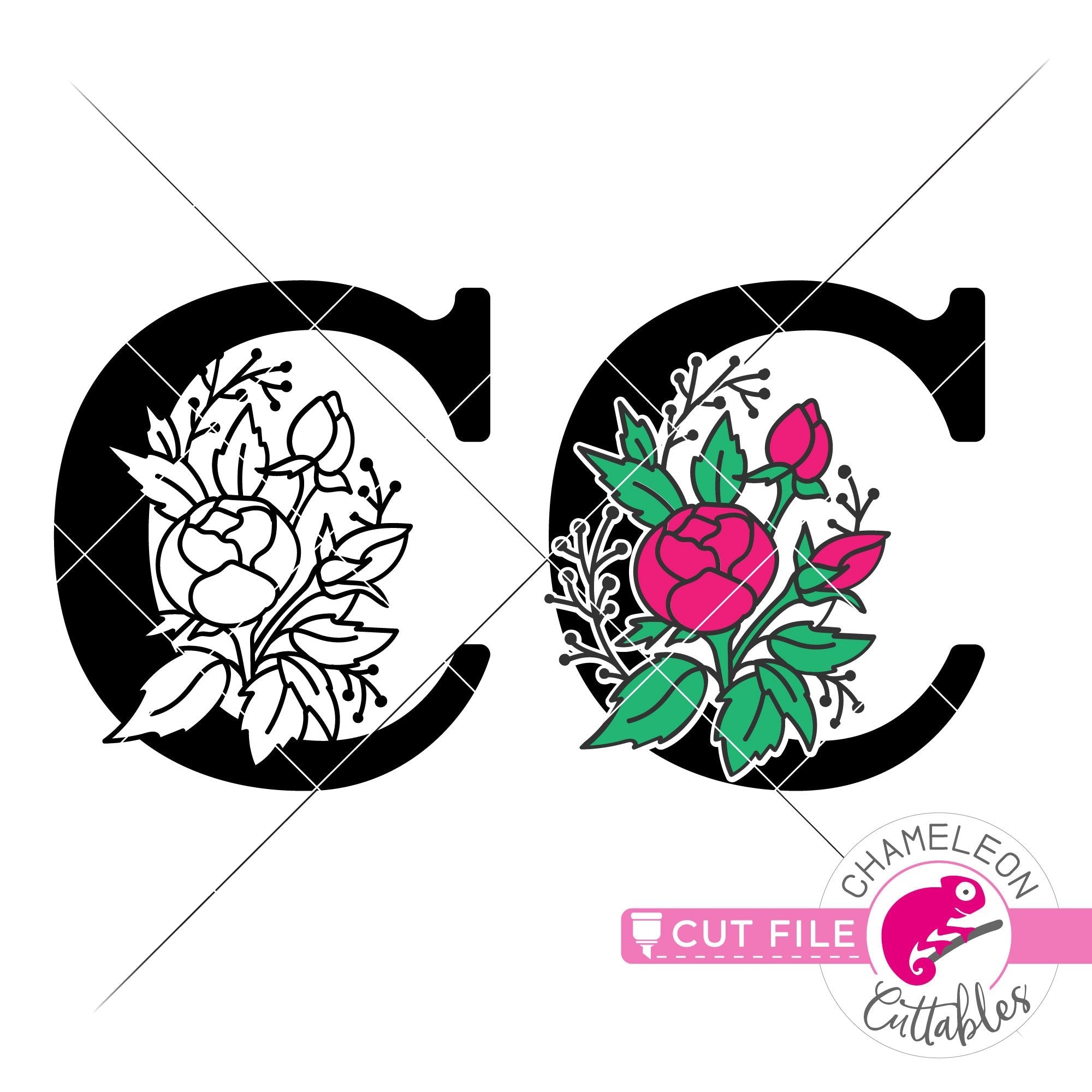 Monogram Letter C