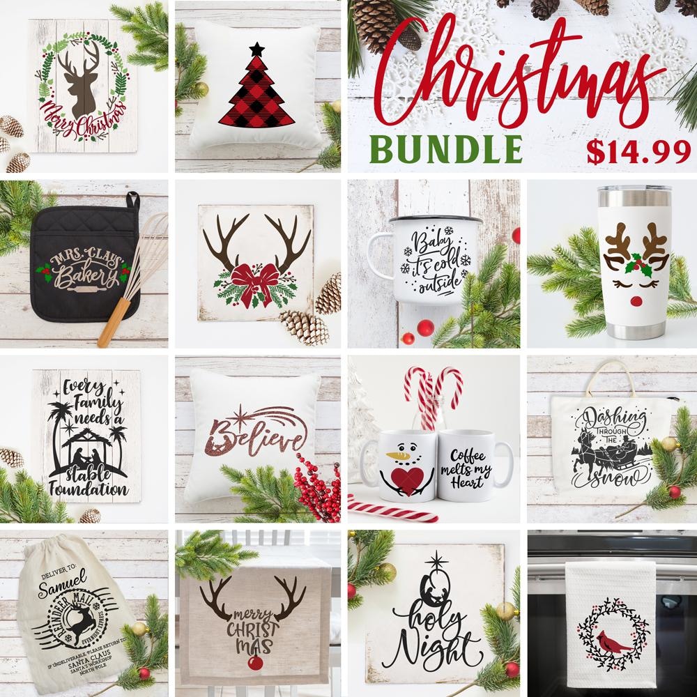 Christmas Bundle (1) Chameleon Cuttables LLC | Chameleon Cuttables LLC