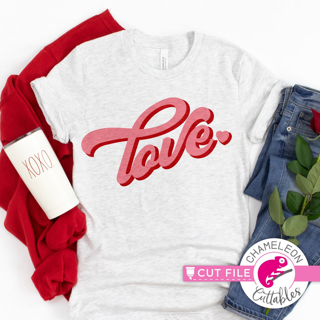 Love Period svg png dxf eps jpeg Chameleon Cuttables LLC | Chameleon ...