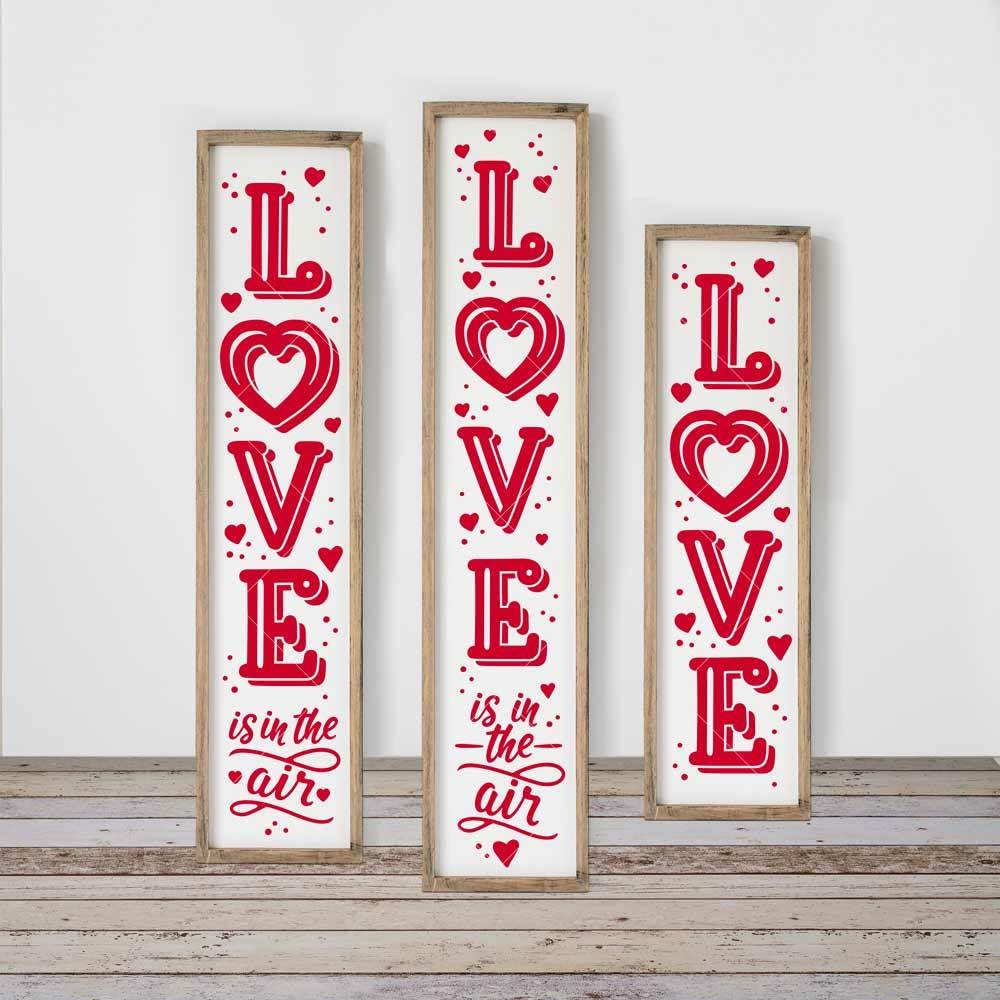 Love vertical svg png dxf Chameleon Cuttables LLC | Chameleon Cuttables LLC