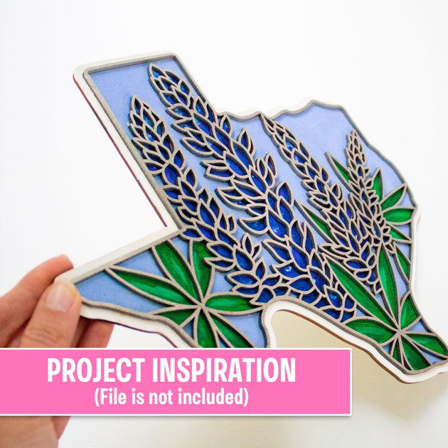 Maine state flower SVG png dxf eps jpeg Chameleon Cuttables LLC ...