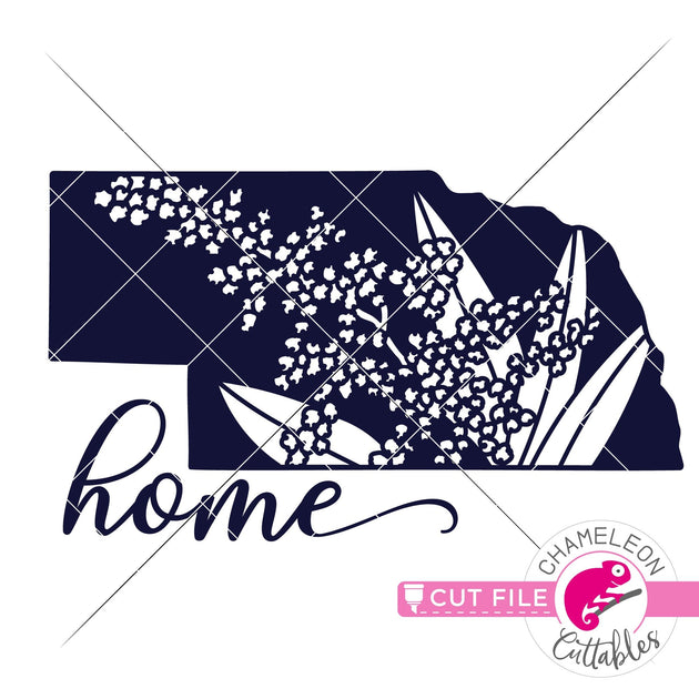 Nebraska state flower Goldenrod home outline svg png dxf eps jpeg ...