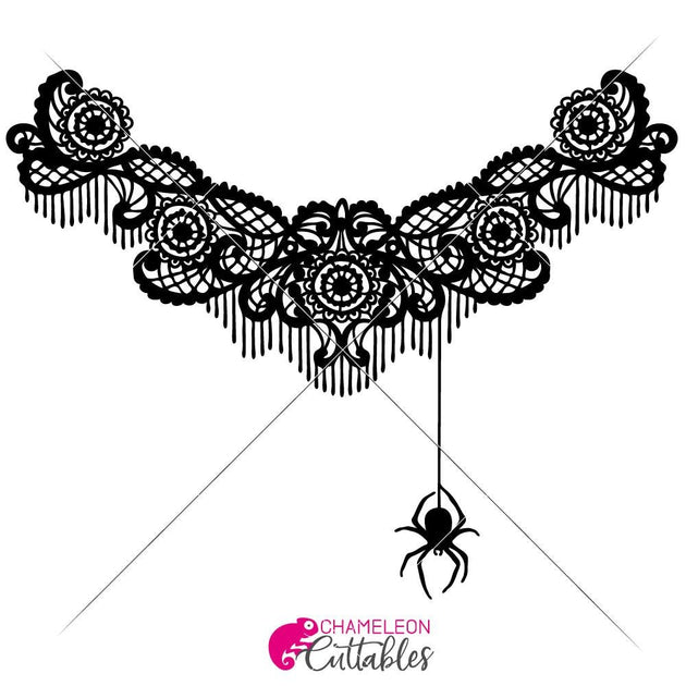 Spider lace for shirt svg png dxf eps Chameleon Cuttables LLC ...