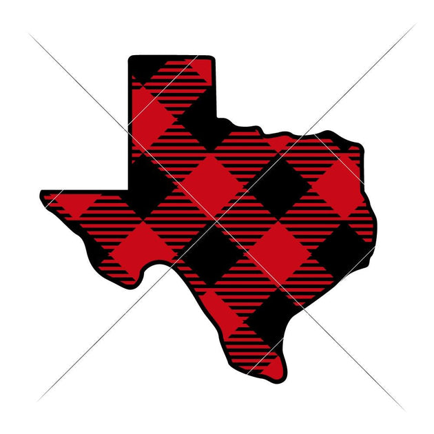 Texas plaid layered svg png dxf eps Chameleon Cuttables LLC | Chameleon ...