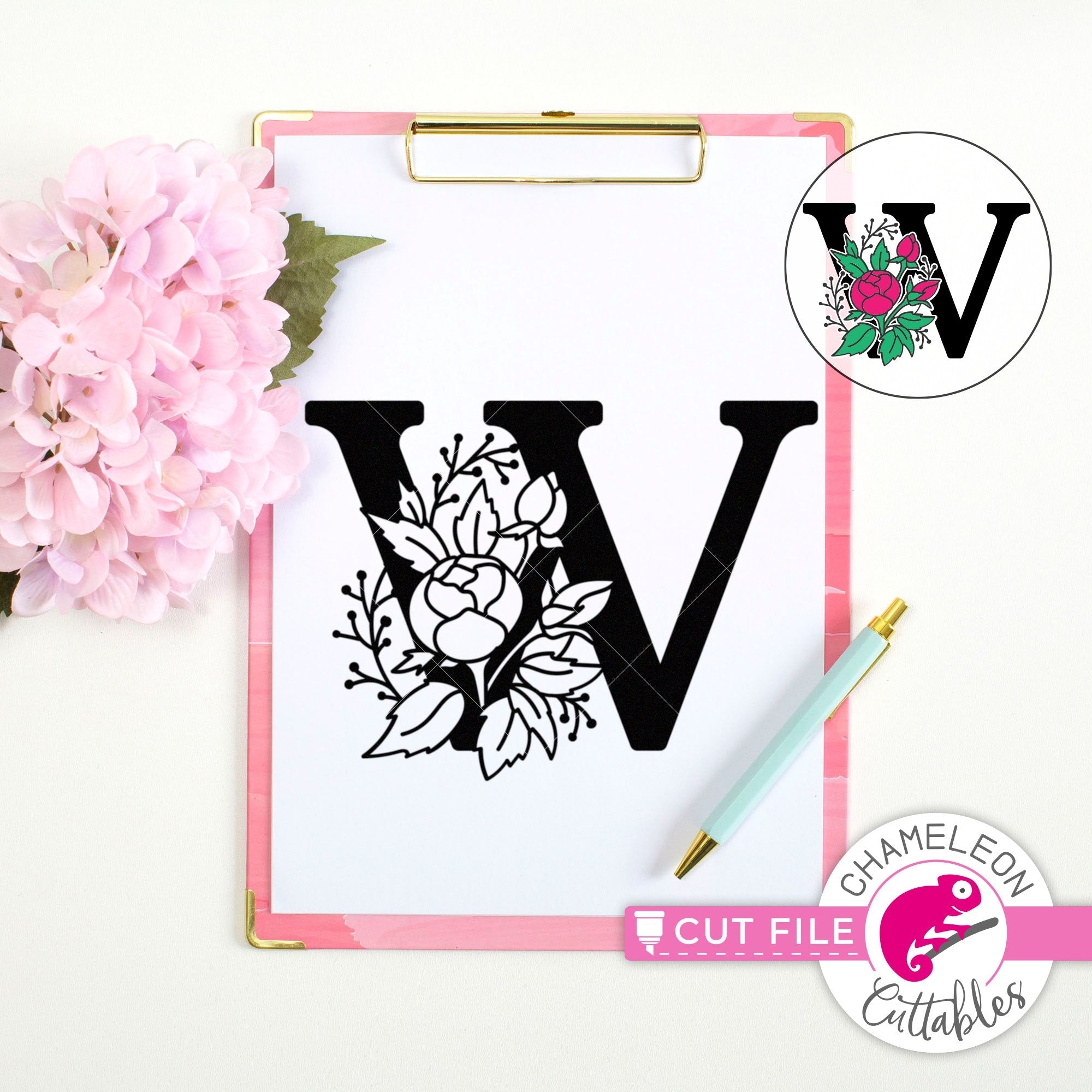 Monogram Frames | Chameleon Cuttables LLC