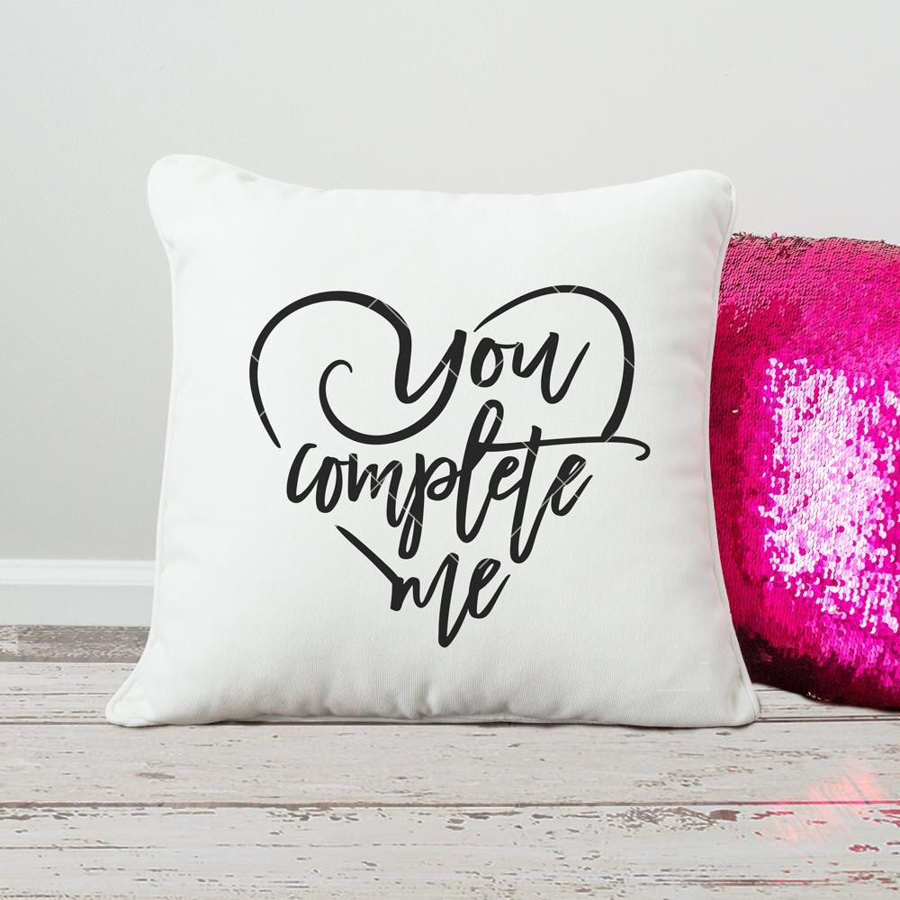 You complete me svg png dxf eps Chameleon Cuttables LLC | Chameleon ...
